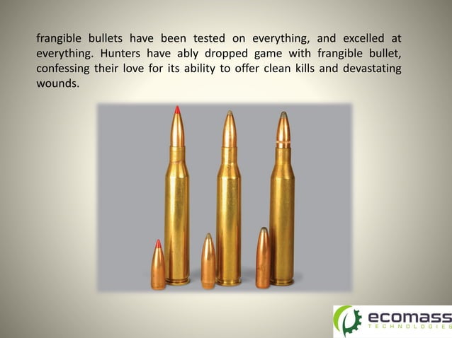 Benefits of Frangible Bullets and Radiation shielding materials | PPT
