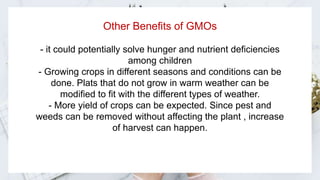 benefits of GMOs.pptx | Free Download
