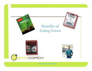 Benefits Of Going Green | PDF