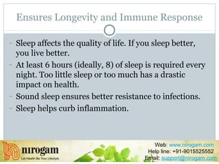 Benefits of a Good Night’s Sleep | PPT
