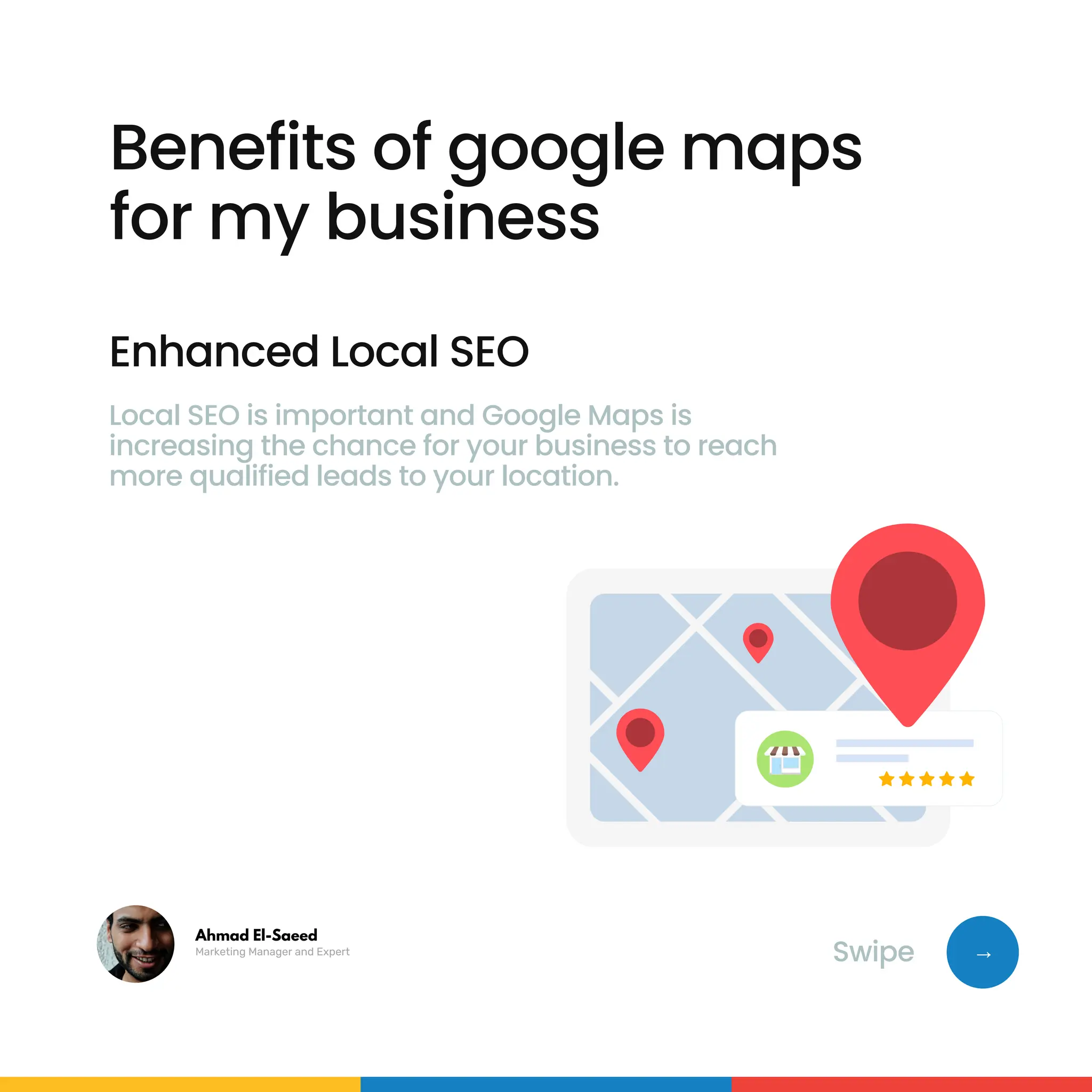 Benefits of Google Maps for my business - Ahmad El-Saeed | PDF