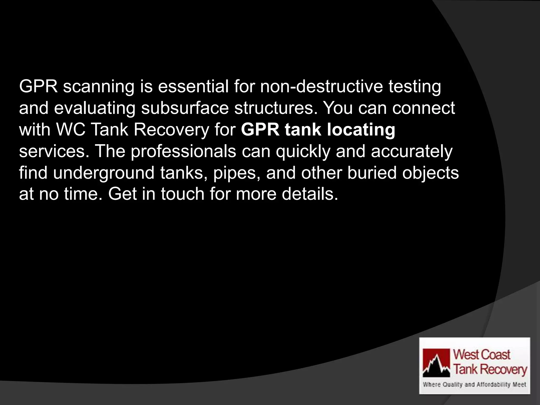 Benefits of GPR Scan.pptx