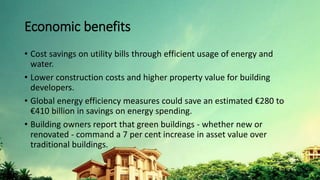 Benefits of green buildings | PPTX