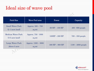 Benefits of a wave pool | PPTX