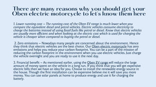 Benefits Of Having Oben Rorr Electric Motorcycle.pptx | Free Download