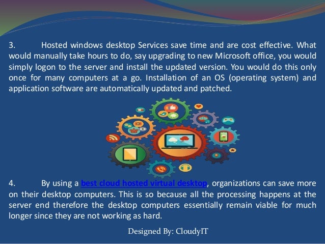 Benefits of Hosted Windows Desktop Services
