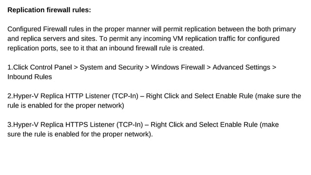 Benefits of Hyper-V replica | PDF