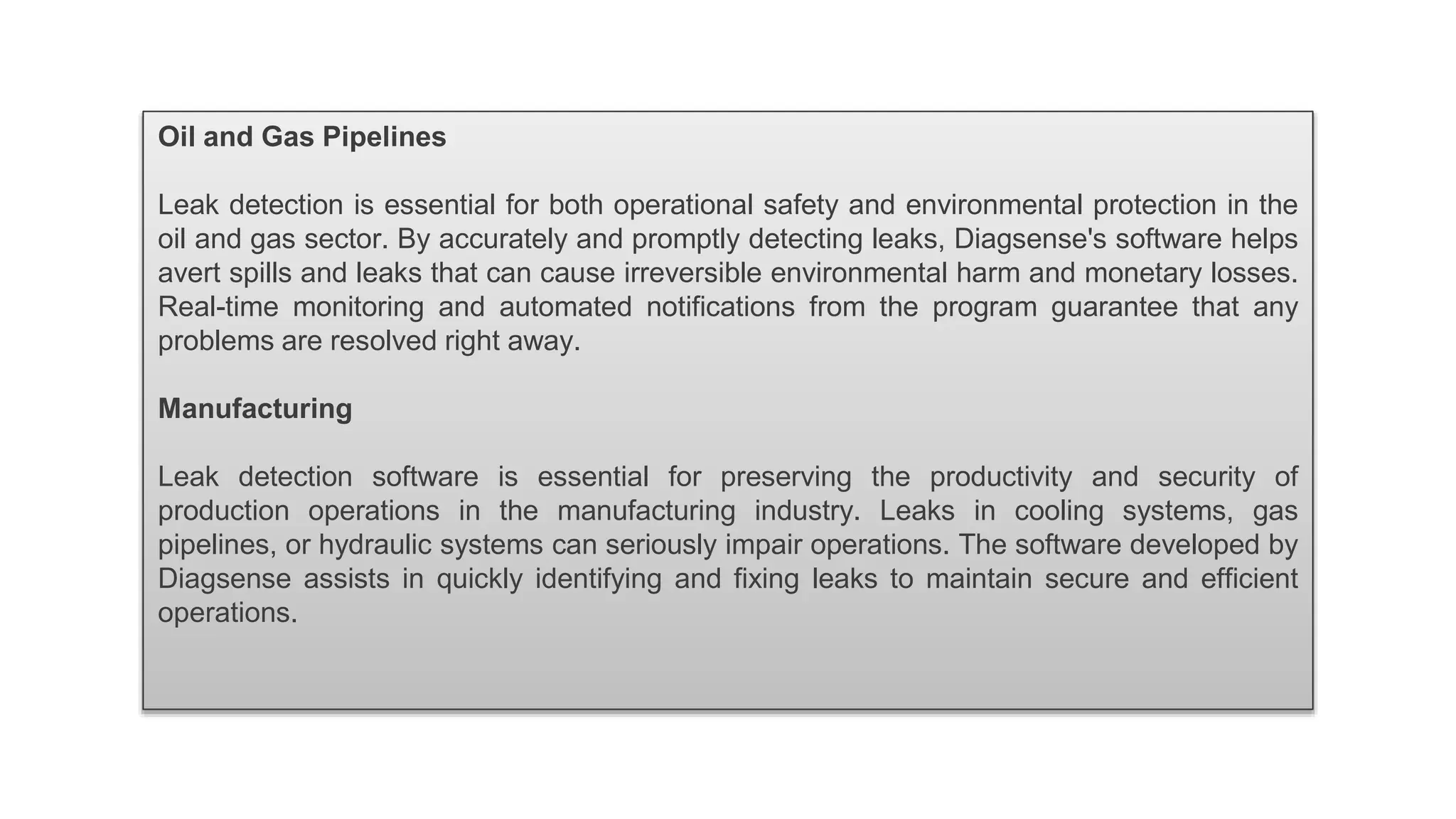Benefits Of Implementing Leak Detection Software Ppt