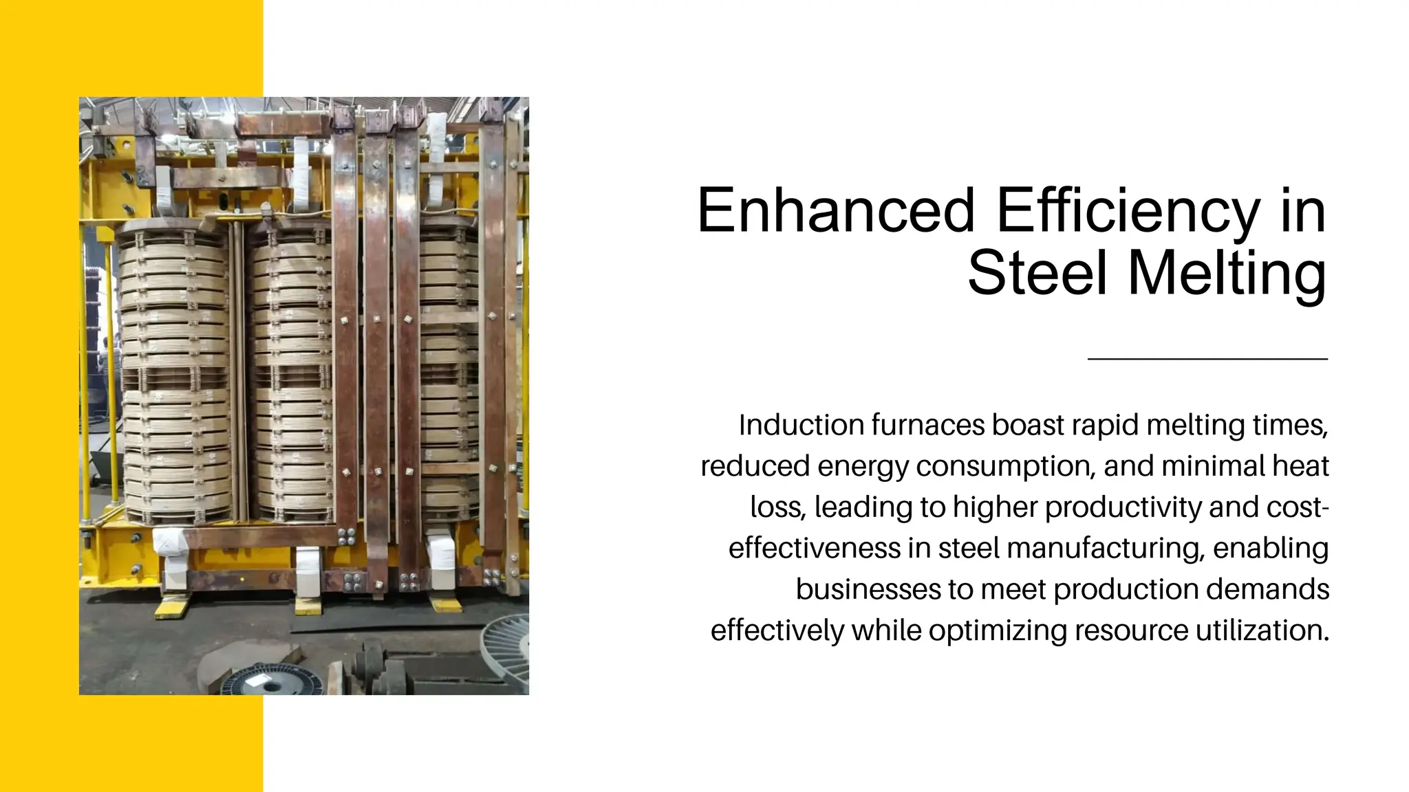 Benefits of induction furnace for steel melting.pptx
