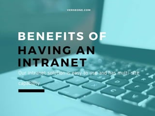 Benefits of an Intranet | PPT
