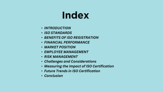 explore the world and real impact iso reg | PPT