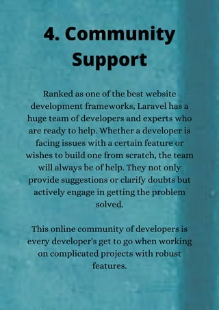 Benefits of laravel development services for new businesses | PDF