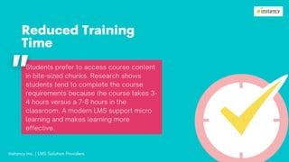 Benefits of Learning Management Systems | PDF