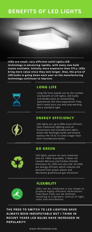 Benefits of led lights | PDF
