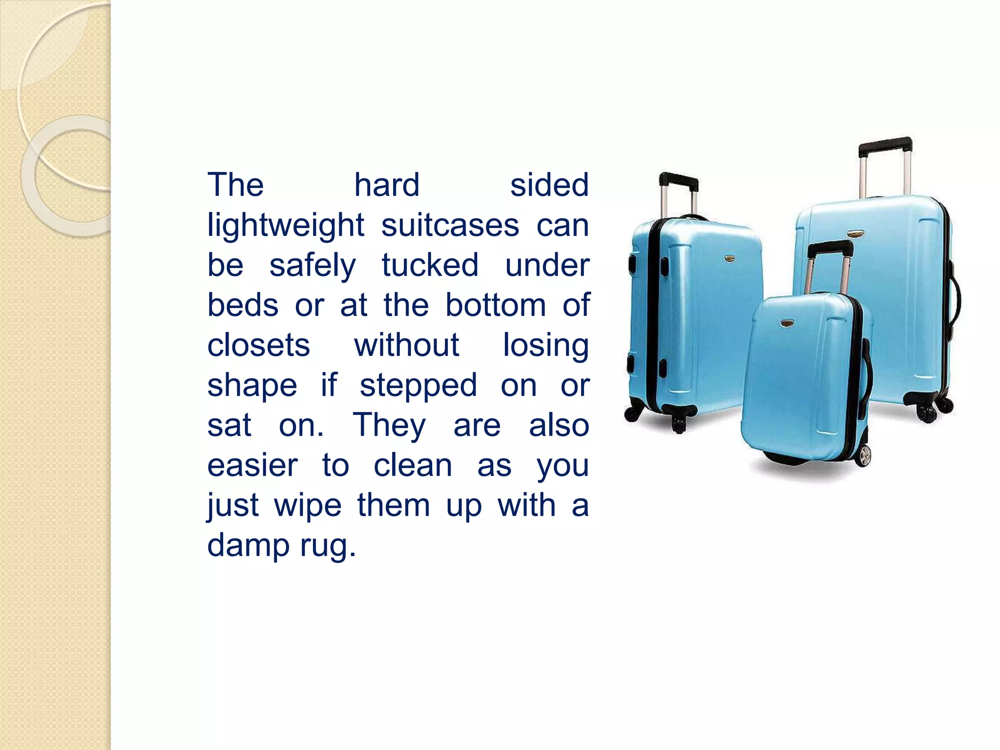 Benefits of Lightweight Travel Luggage | PPSX