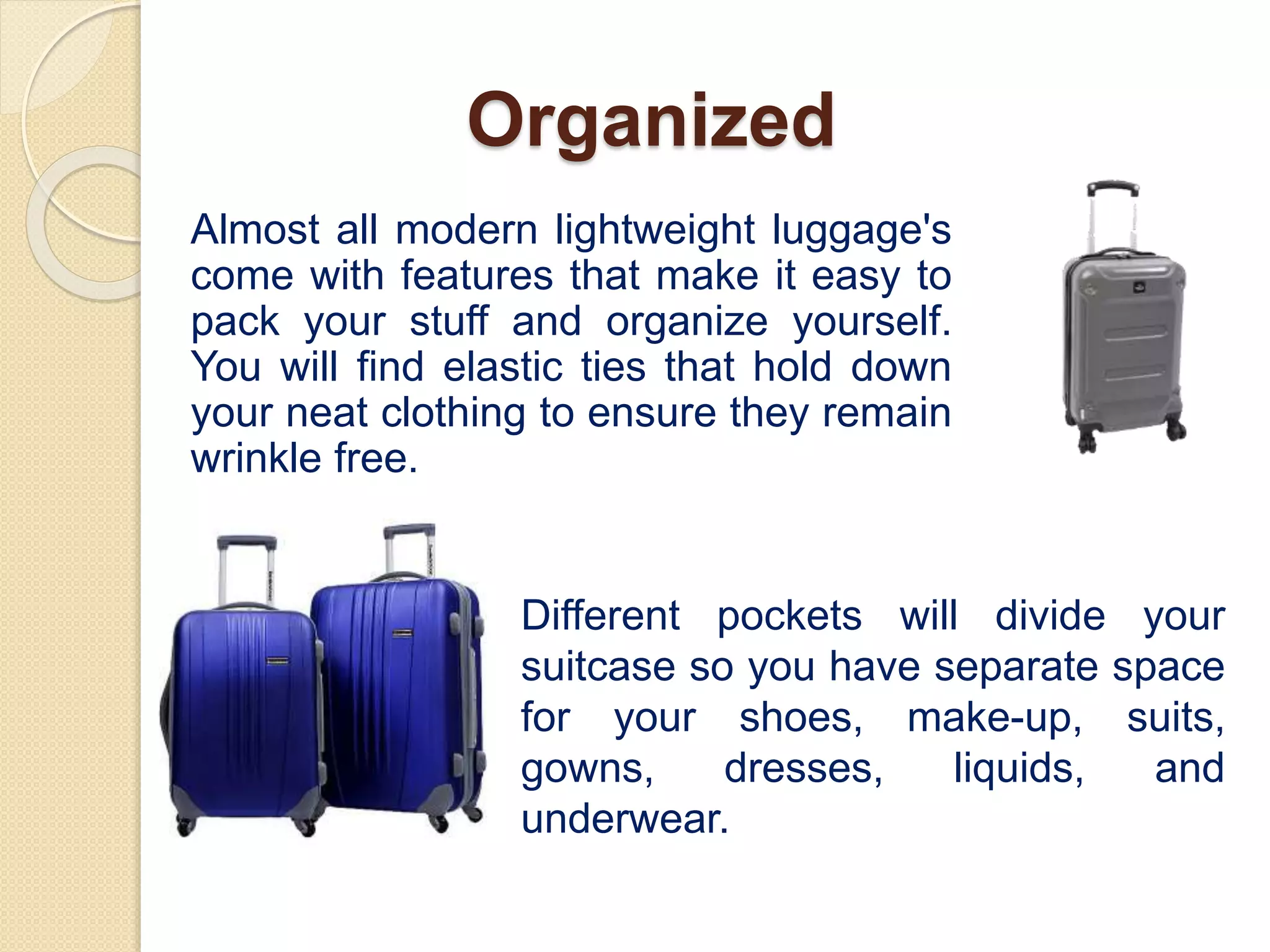 Benefits of Lightweight Travel Luggage | PPSX