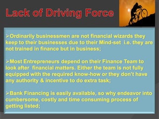 Benefits of listing | PPT