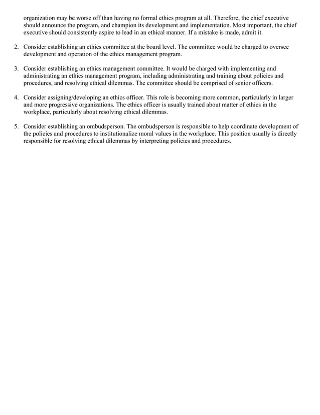 Benefits Of Managing Ethics In The Workplace Benefits Of Managing Ethics In The Workplace