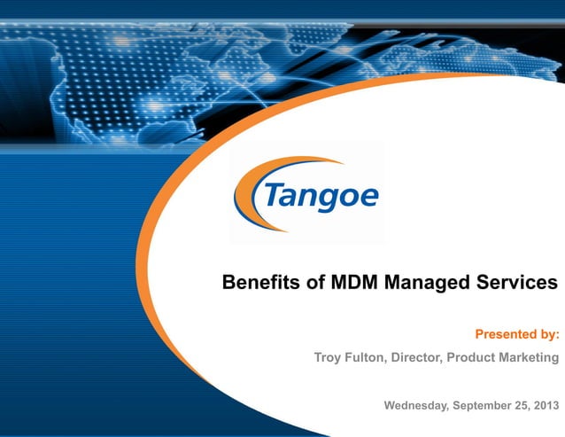 Benefits of MDM managed services | PPT