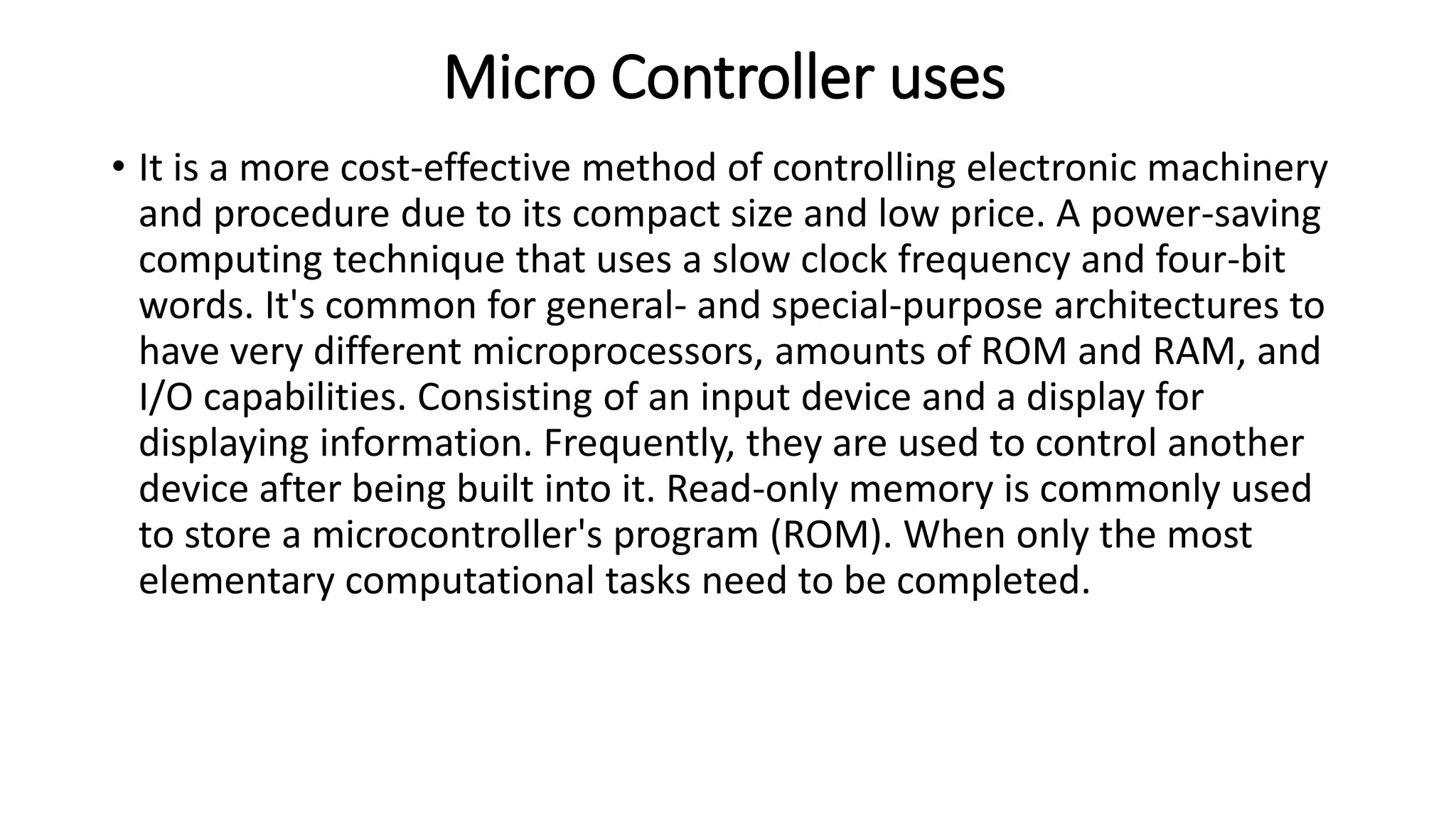 Benefits of Micro Controller.pdf