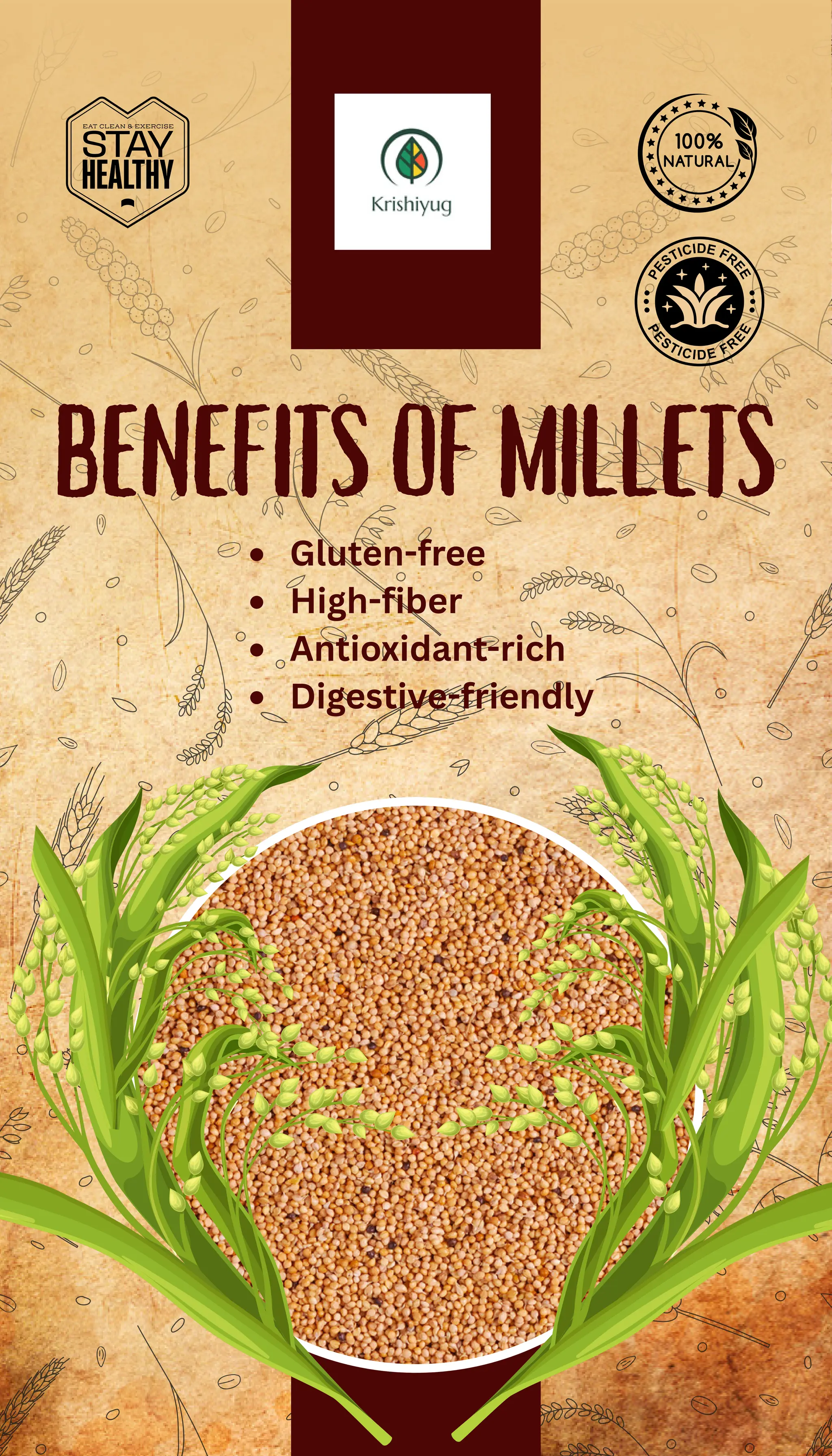 Benefits of Millets | Krishiyug offers all the types of Millets | PDF