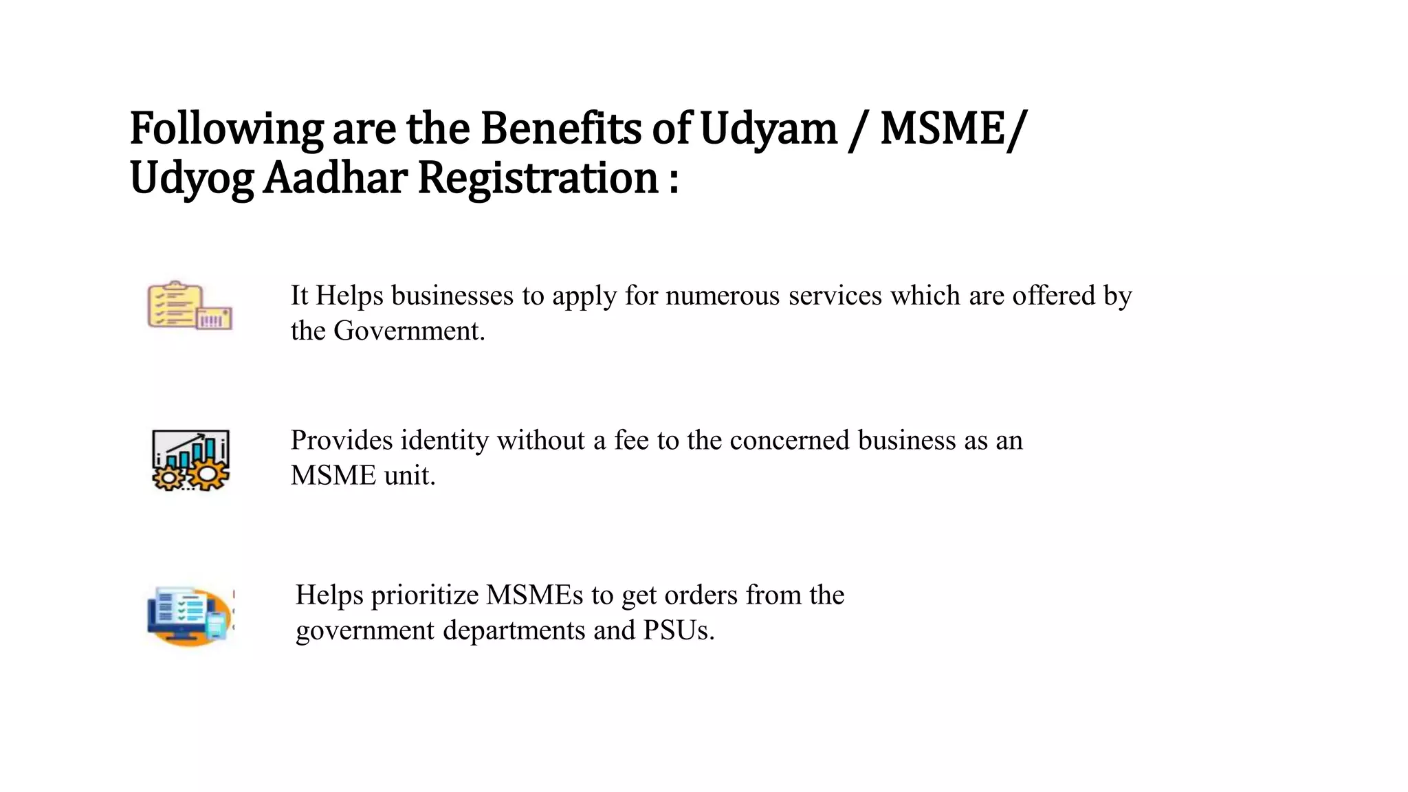 Benefits of msme pdf | PPT