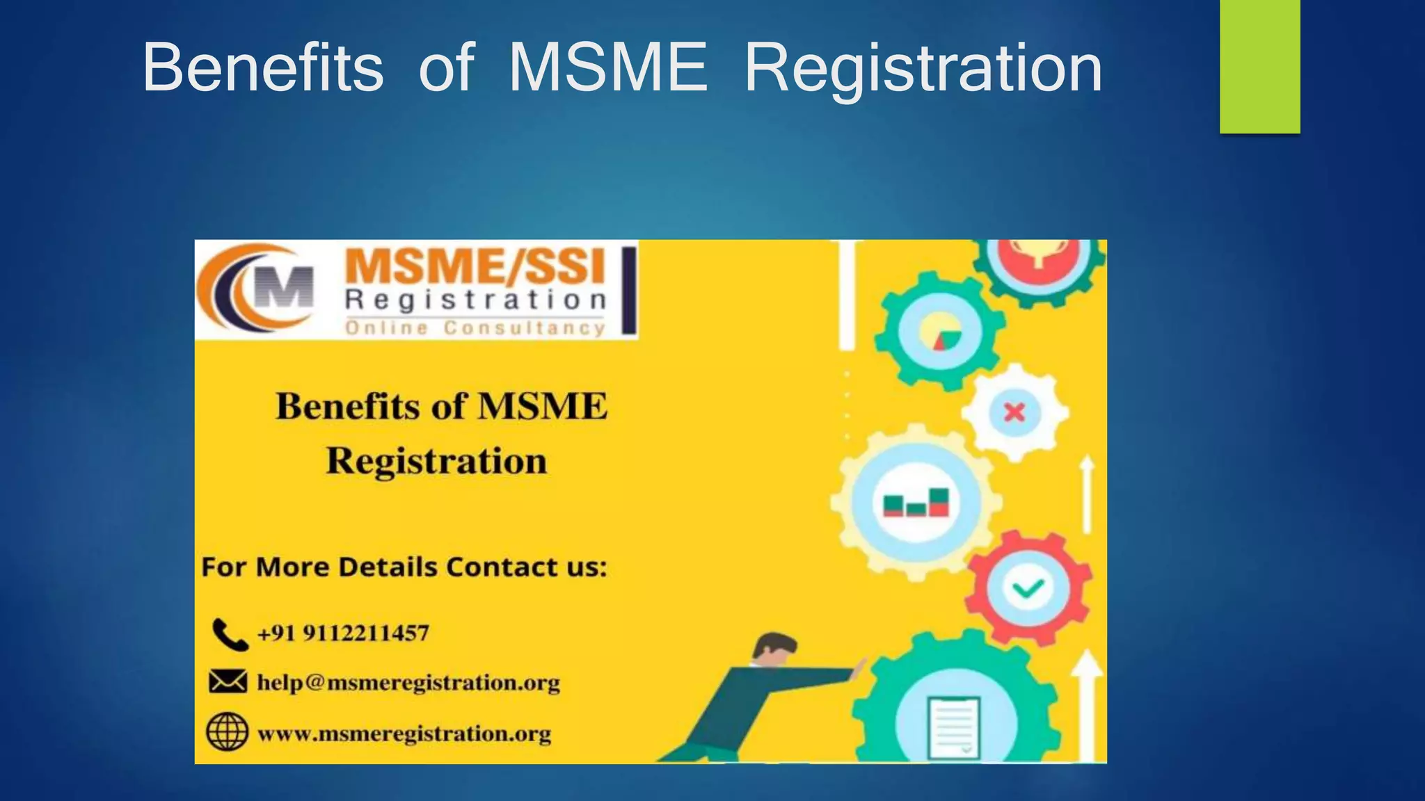 Benefits of msme | PPT