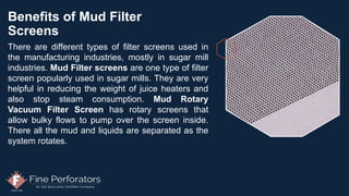 Benefits of Mud Filter Screens | PPTX | Indoor Environmental Quality ...