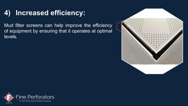 Benefits of Mud Filter Screens | PPTX | Indoor Environmental Quality ...