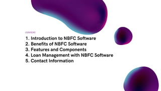 NBFC Software: Optimize Your Non-Banking Financial Company | PPTX