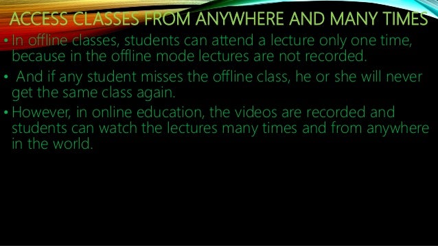 Benefits of online education ingenium edu | PPT