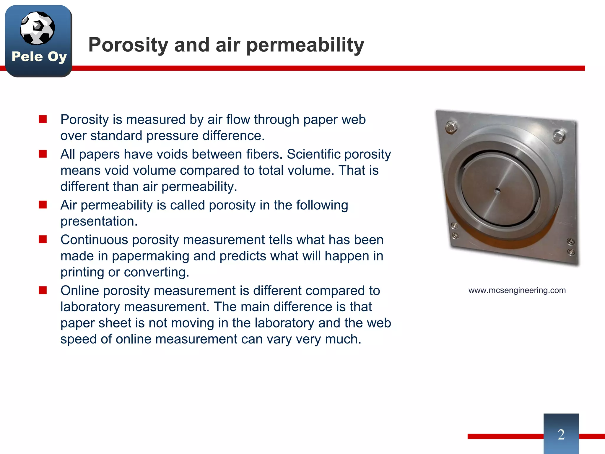 Benefits of online porosity measurement feb 2018 | PDF | Science