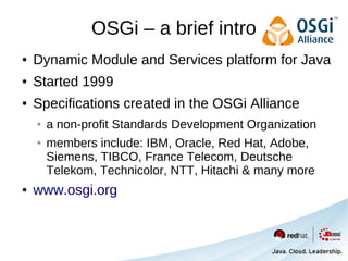 Benefits of OSGi in Practise | PDF