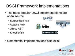 Benefits of OSGi in Practise | PDF