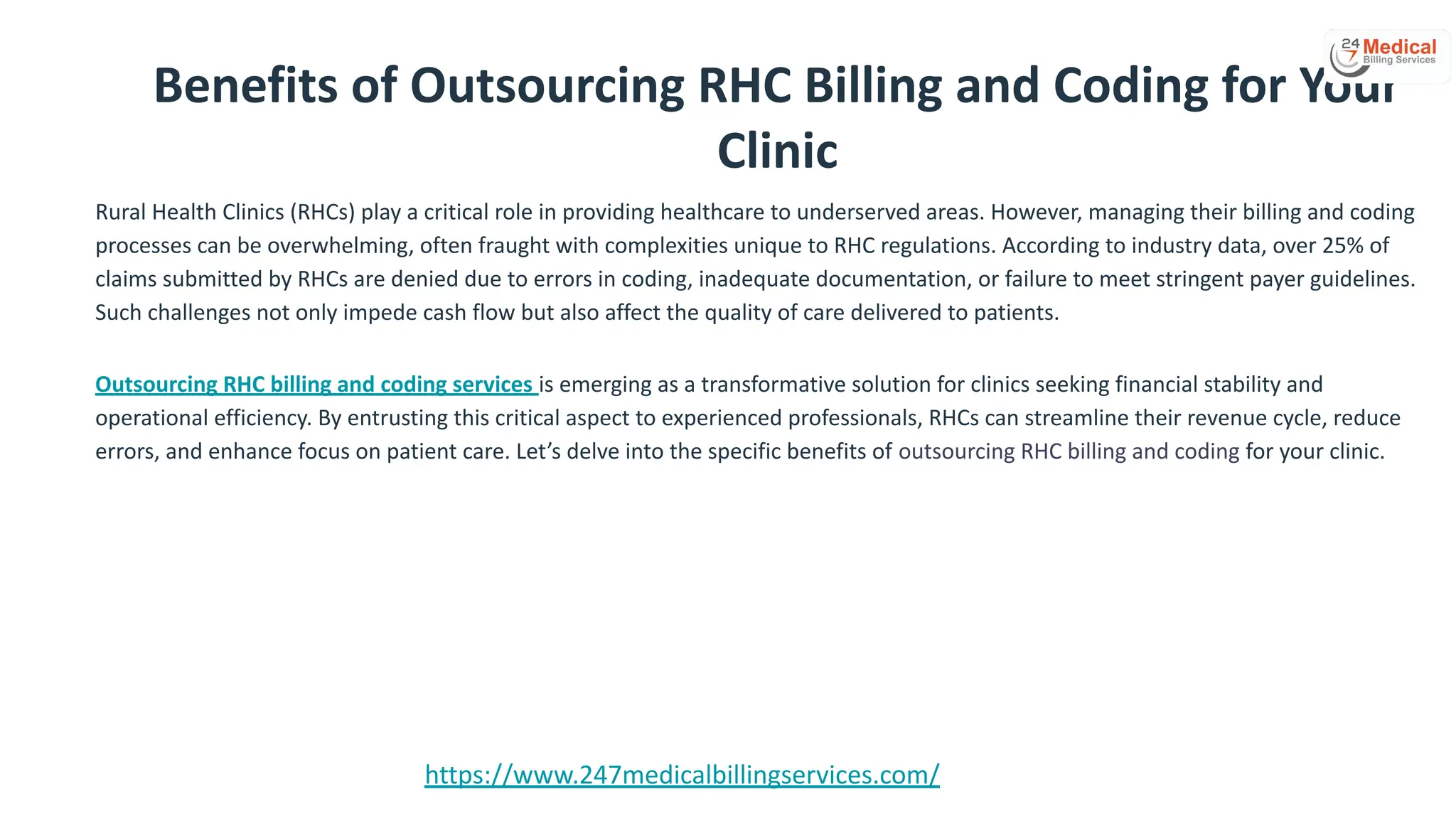 Benefits of Outsourcing RHC Billing and Coding for Your Clinic.pdf