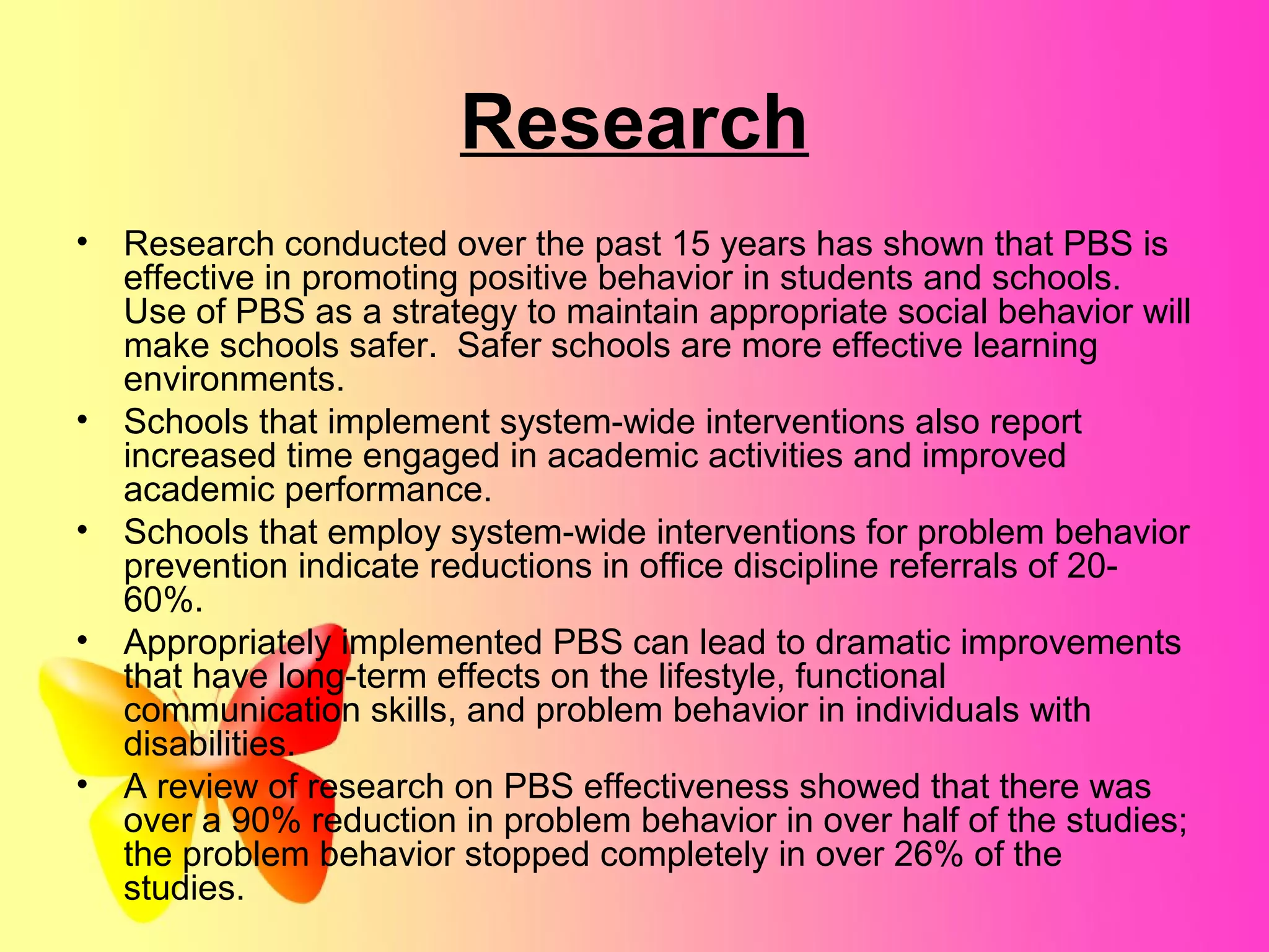 Benefits of pbis | PPT