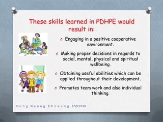 Benefits of PDHPE in Primary Schools | PPT