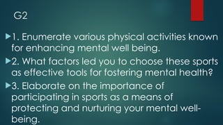 Benefits of Physical Activity Participation on Mental Health.pptx ...