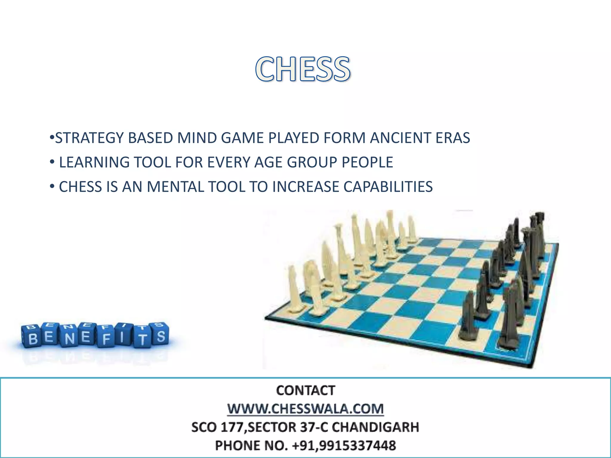 Benefits of playing chess | PPTX