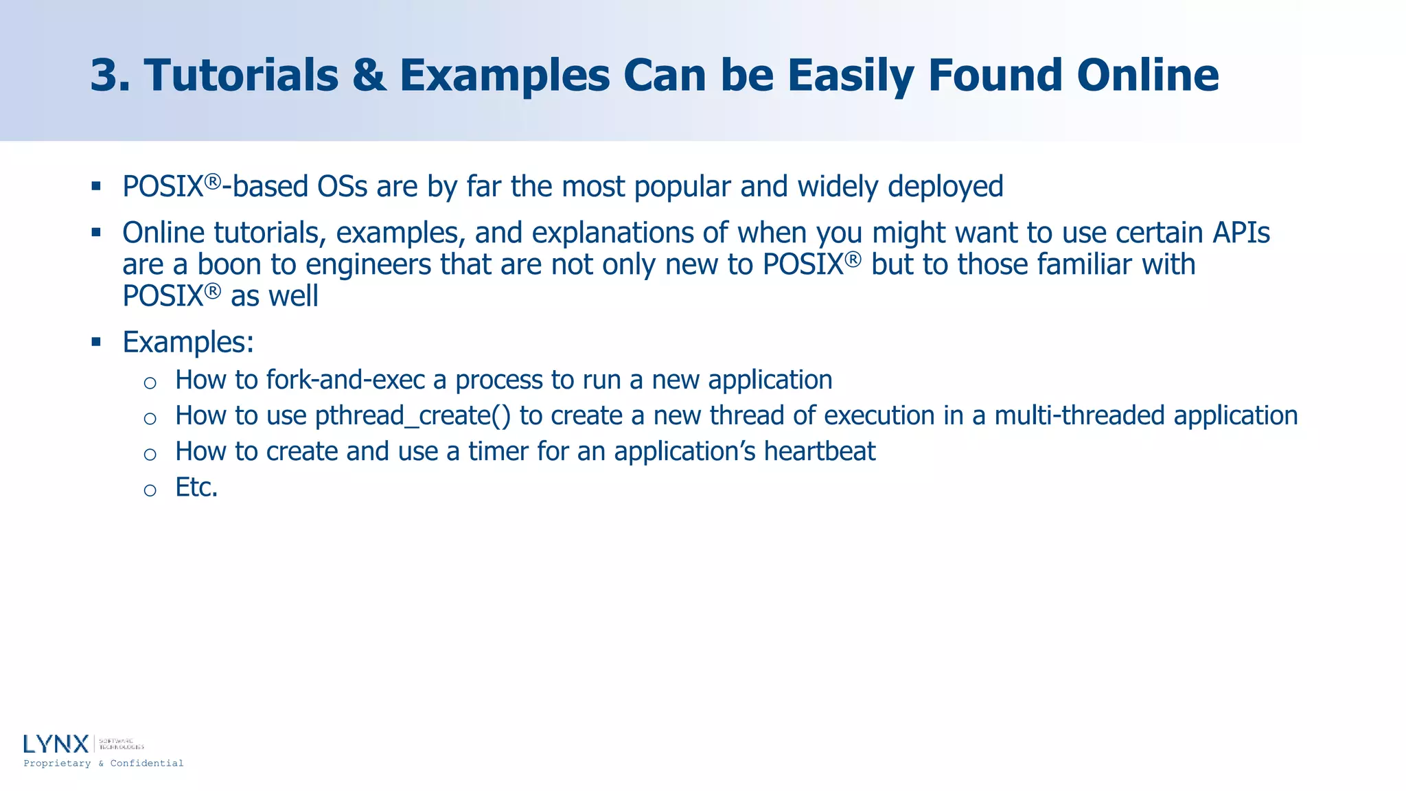 The Benefits of POSIX | PPTX