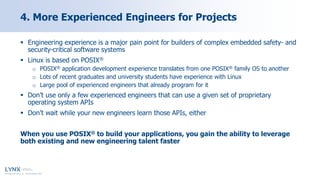 The Benefits of POSIX | PPTX