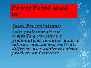 Benefits of power point | PPT