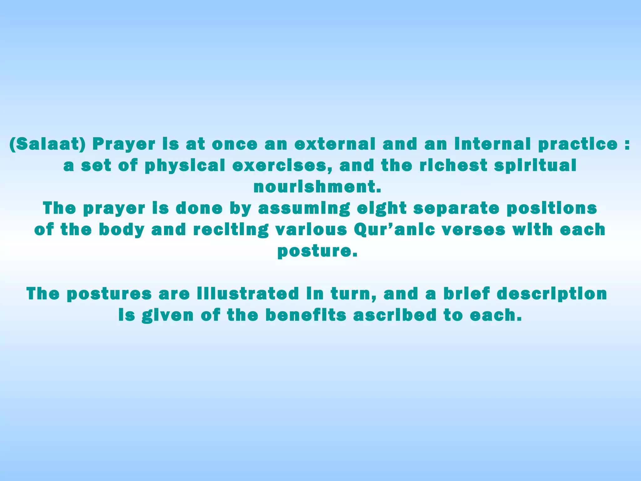 Benefits of prayers | PPS