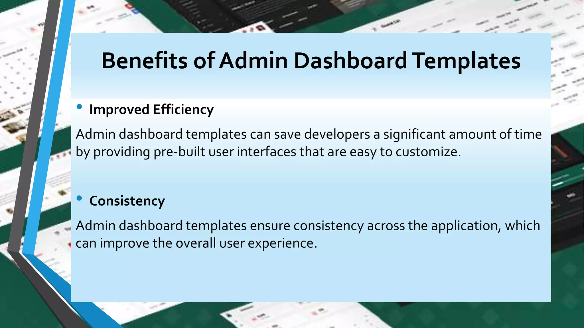 Benefits of Premium admin dashboard templates.pptx