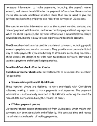 Benefits of QuickBooks Voucher Checks- What You Need To Know.pdf