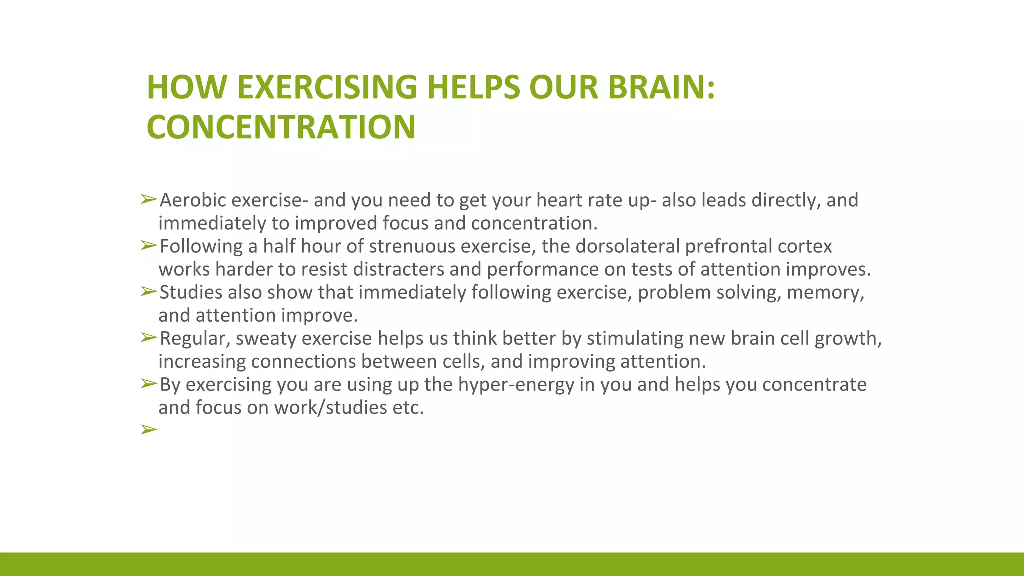 Benefits of regular exercise | PPTX