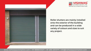 Benefits of Rolling Shutters | Vishwas Automation | PDF
