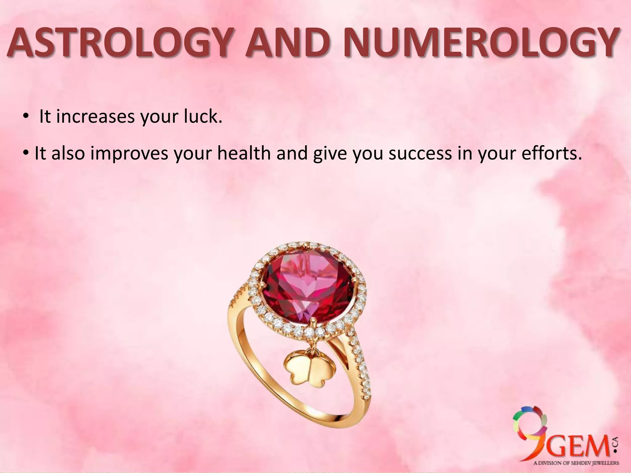 Benefits Of Ruby Gemstone | PPTX