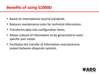 ADG S1000D Series - Benefits of Using S1000D | PPT