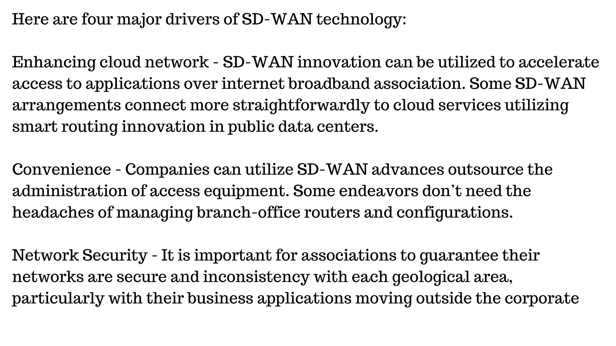 How does SD-WAN technology work? | PDF